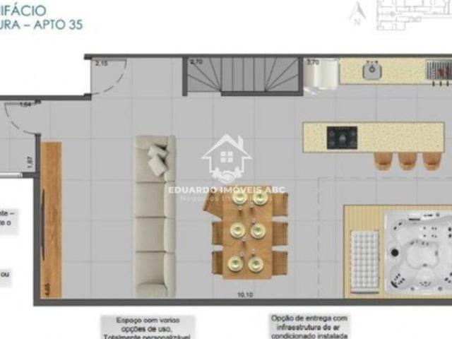 REF:6344. Duplex na planta para Venda no bairro Centro, 3 dorm. Ótima Oportunidade!