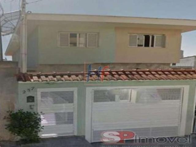 REF 6697 lindo sobrado, vago, reformado com churrasqueira, 6 vagas Imirim. Não aceita permutas