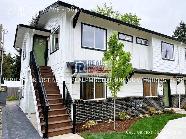 Refined Modern Living | Brand New 2 Bed, 2 Bath Residence with Designer Finishes | NE Portland