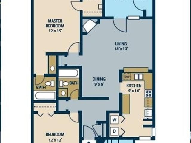 Regency Place Apartments 2 Bedroom Apartment for Rent at 9855 Regency Square Blvd, Jacksonville, FL 32225 Regency