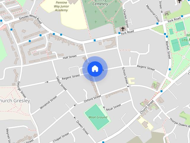 Regent Street, Church Gresley, Derbyshire, DE11