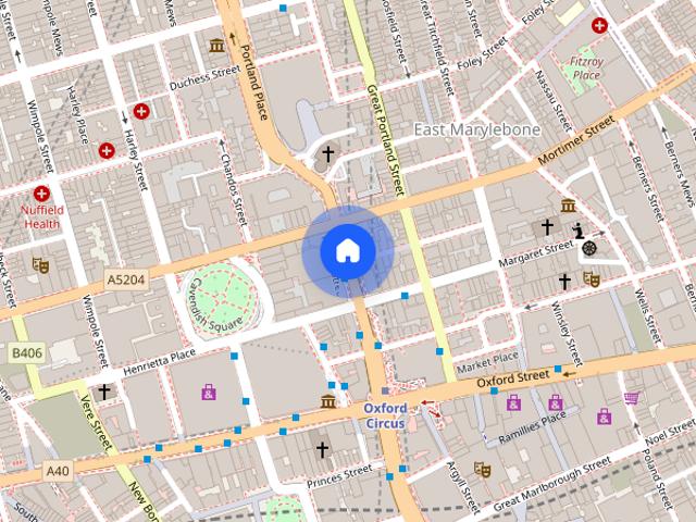 Regent Street, Fitzrovia, W1B