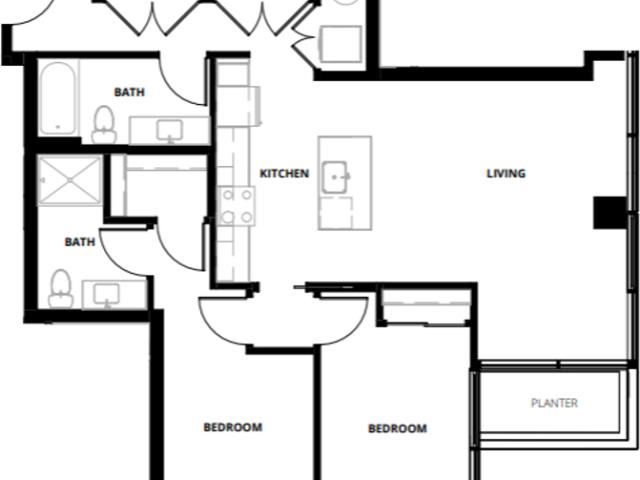 Rejuvenate Apartments 1 Bedroom Apartment for Rent at 201 Queen Anne Ave N, Seattle, WA 98109 Lower Queen Anne