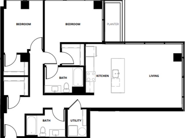 Rejuvenate Apartments Studio Apartment for Rent at 201 Queen Anne Ave N, Seattle, WA 98109 Lower Queen Anne