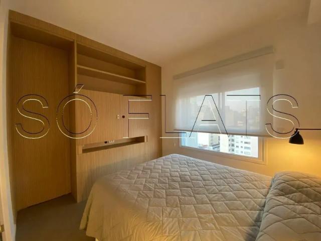 Res. Helbor Arte Faria Lima, studio disponível para locação com 39m², 1 dormitório e 1 vaga