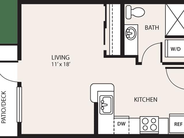 Reserve at Renton Studio Apartment for Rent at 495 Renton Center Way Sw, Renton, WA 98057