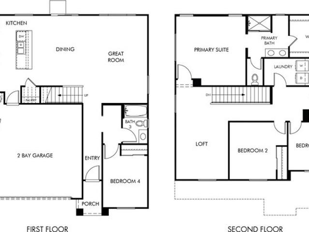 Residence 2 Plan Cypress at The Fairways Community