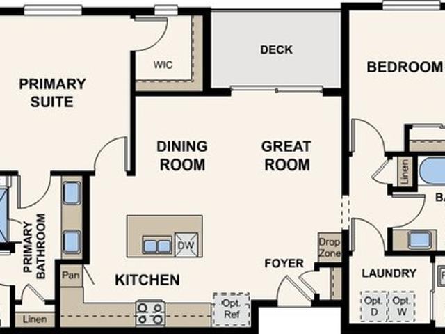 Residence 2A Plan Grand Vue at Interlocken Community