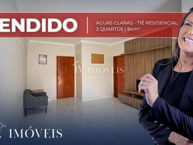 Residencial Tiê Club | Quadra 101 | Dentro de Quadra | Vista para Praça | 2 Vagas | 3 Quartos