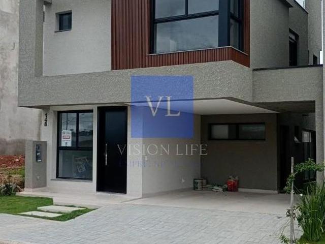 Residencial Vivendas do Parque: Casa à Venda em Santa Cândida, Curitiba PR 3 Quartos, 3 Suítes, 2
