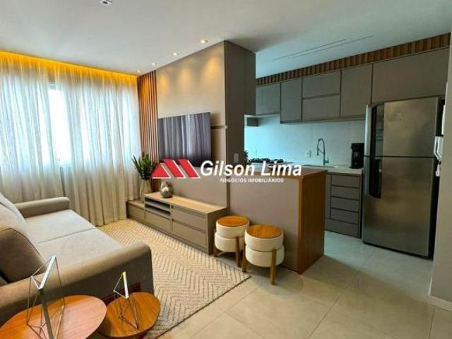 RESIDENCIAL CONTEMPLAR GUARÁ II 60 m2 2 Quartos Reformado de alto padrão Andar alto Lazer
