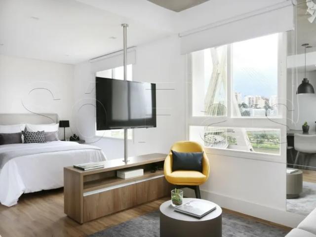 Residencial Geo Berrini, apto disponível para locação contendo 63m², 1 dormitório e 1 vaga