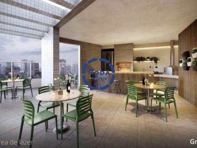 Residencial Glicério 135 Gonzaga Lançamento MGQ Santos 2 Quartos 1 Suíte Varanda Gourmet Lazer Compl