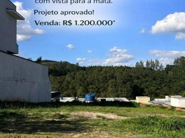 Residencial Itahye* fase 2 Terreno de 420m² em leve declive com vista para a mata. Projeto aprov