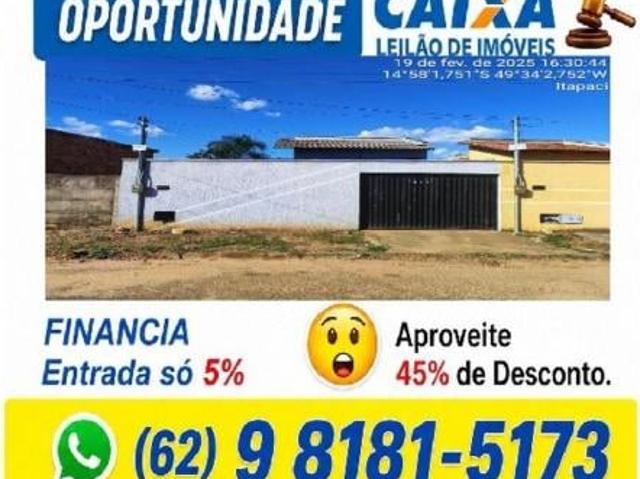 Residencial Jardim Tropical,Itapaci GO Oportunidade 50% Off