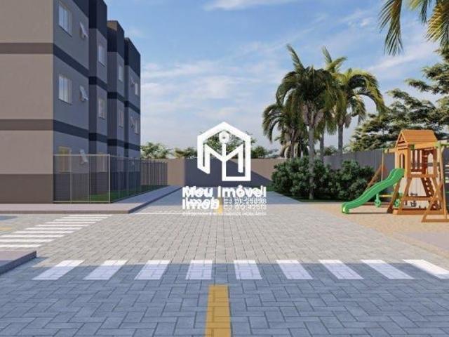 Residencial Jardins Cidade Ocidental Garden 2 Quartos 1 Vaga 61,95m² Varanda.