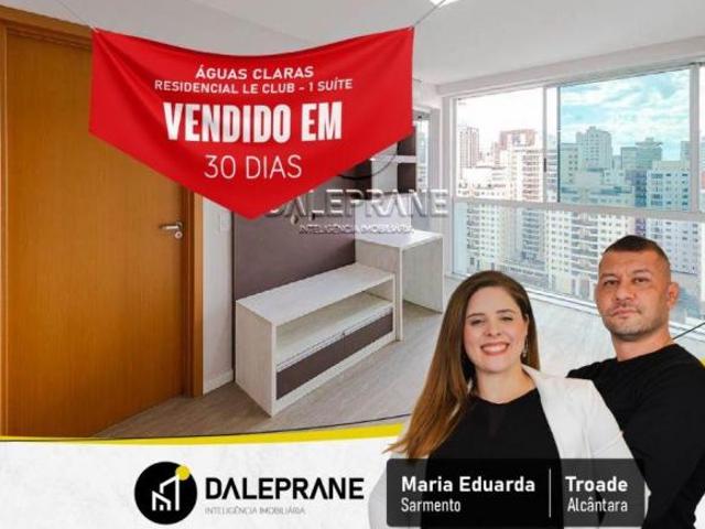 RESIDENCIAL LE CLUB RUA 33 SUL 36M² 1 QUARTO 1 VAGA ANDAR ALTO VISTA LIVRE LAZER
