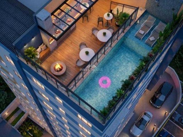 Residencial Lunna | Apartamento na planta com 2 dormitórios, varanda com churrasqueira e rooftop com
