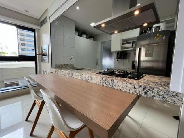 Residencial MAXXI 135  3 SUÍTES PLENAS  Sala ampla 03 ambientes com integração com sacada e cozi