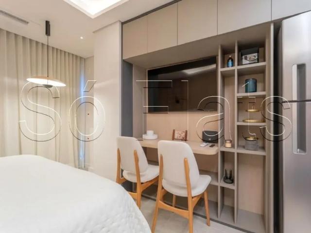 Residencial Solo Jardins, flat disponível para locação contendo 24m² e 1 dormitório