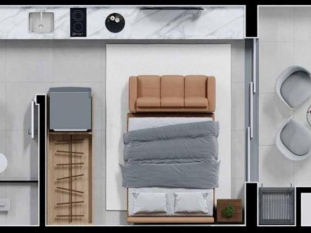 REVENDA Studio à venda, 28 m² por R$ 360.000 Novo Mundo Curitiba/PR