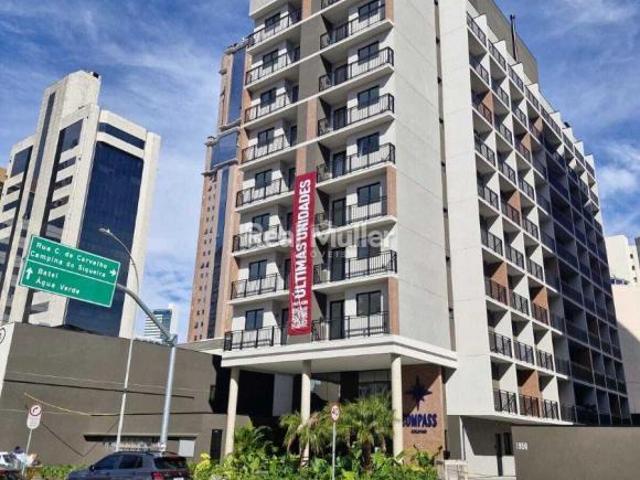 REVENDA STUDIO COM SACADA CENTRO COMPASS COLIVING FRENTE AO EMPREENDIMENTO ICONICO AYA