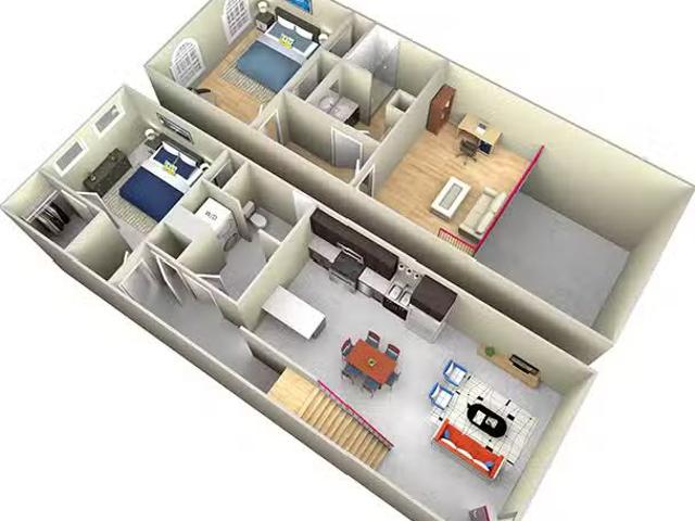 Revolution Mill Apartments Townhome B