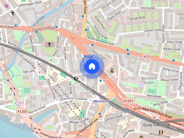 Rich Street, Westferry, Canary Wharf E14