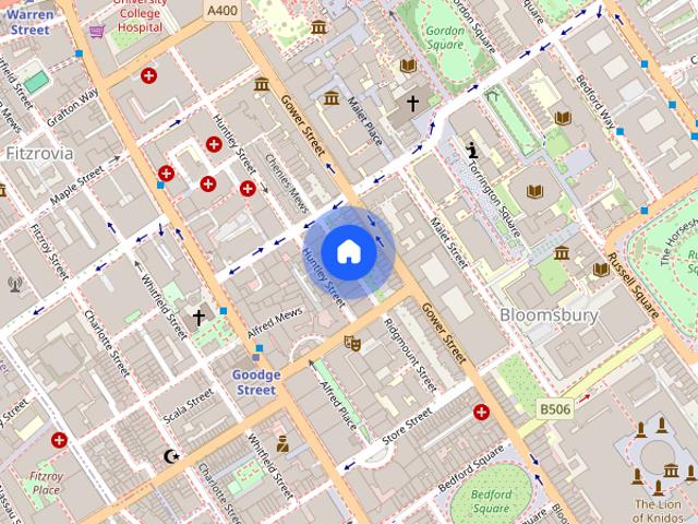 Ridgmount Gardens, Fitzrovia, WC1E