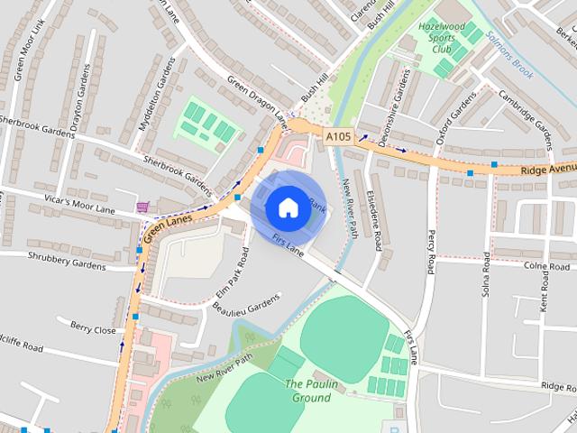 River Bank, Winchmore Hill N21