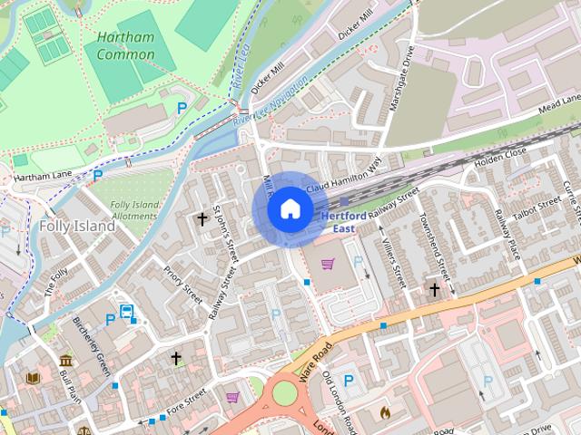 River Lee, Hertford, SG14