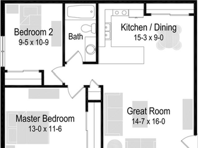 River Park Place Apartments 2 Bedroom Apartment for Rent at 1830 Meadow Ln, Pewaukee, WI 53072