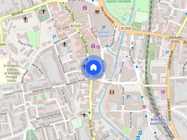 Riverside Walk, Bishop's Stortford, Hertfordshire, CM23