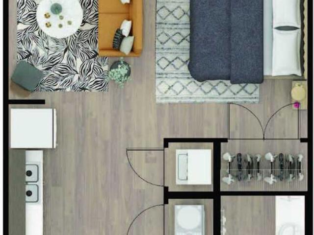 Riverview Studio Apartment for Rent at 460 N White River Pkwy West Dr, Indianapolis, IN 46222 Near Westside