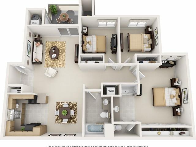 Riverview Ranch Apartments 2 Bedroom Apartment for Rent at 2763 River Plaza Dr, Sacramento, CA 95833 Willow Creek