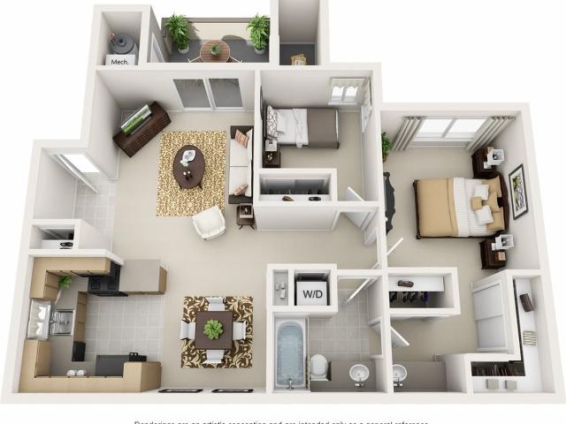 Riverview Ranch Apartments 2 Bedroom Apartment for Rent at 2763 River Plaza Dr, Sacramento, CA 95833 Willow Creek