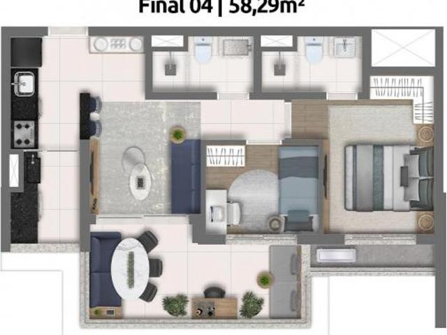 ROMA Jardim Guedala 2dorm Localização privilegiada Habite se em Junho/26
