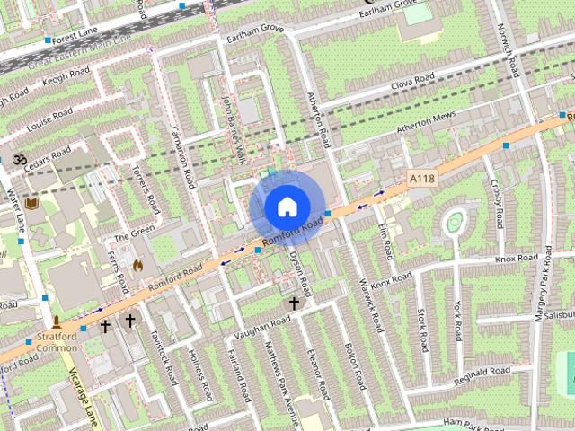 Romford Road, Stratford, Newham, London