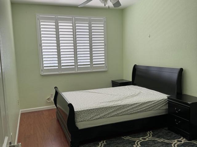 Room at a quiet neighborhood in southern Napa