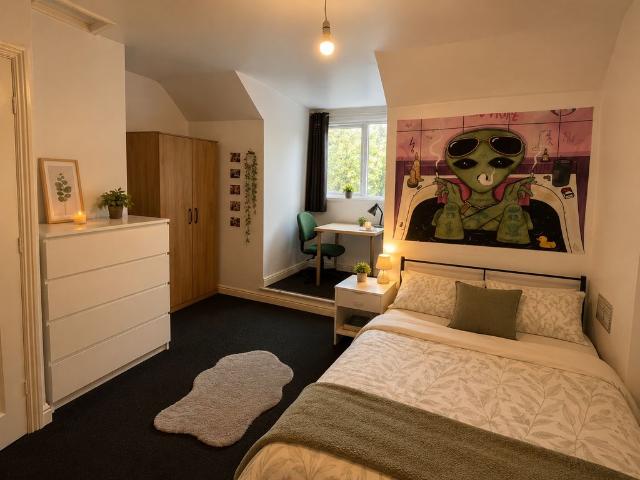 Room at Albert Grove, Nottingham