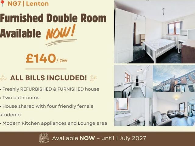 Room at Balfour Road, Nottingham