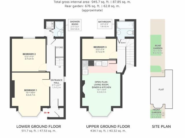 Room at Bloom Grove, Greater London