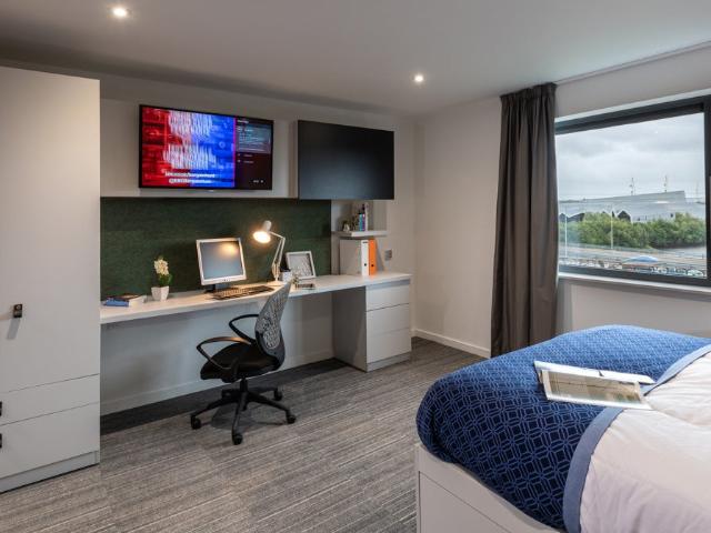 Room at Castlebank Street, Glasgow