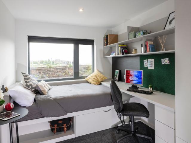Room at Castlebank Street, Glasgow