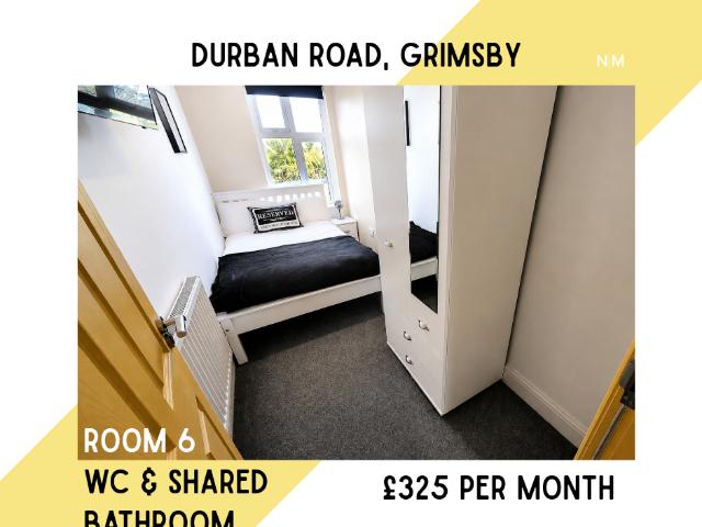 Room at Durban Road, Grimsby
