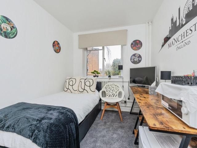 Room at Demesne Road, Manchester