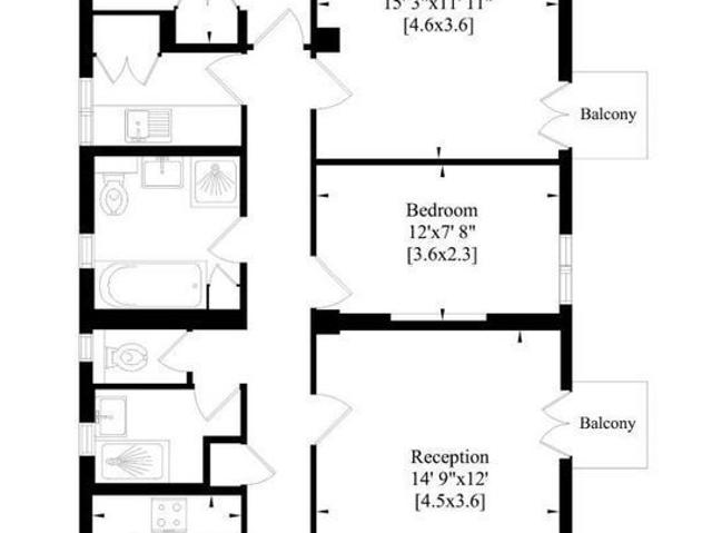 Room at Great Percy Street, Greater London
