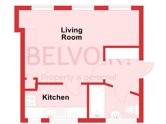Room at Harding Way, Cambridge