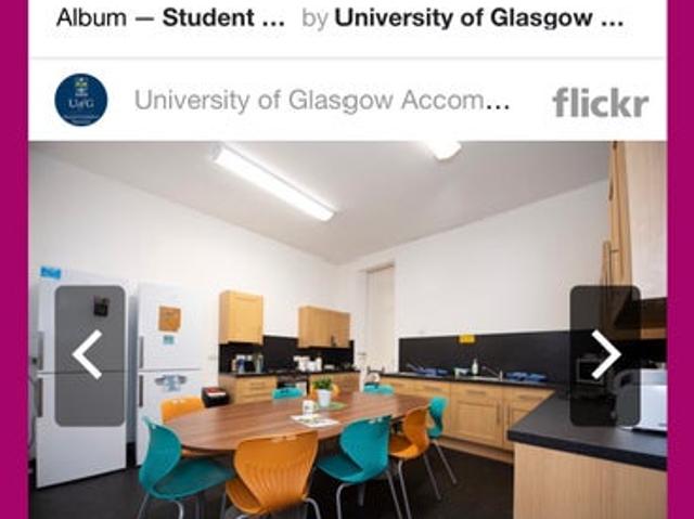 Room at Southpark Terrace, Glasgow