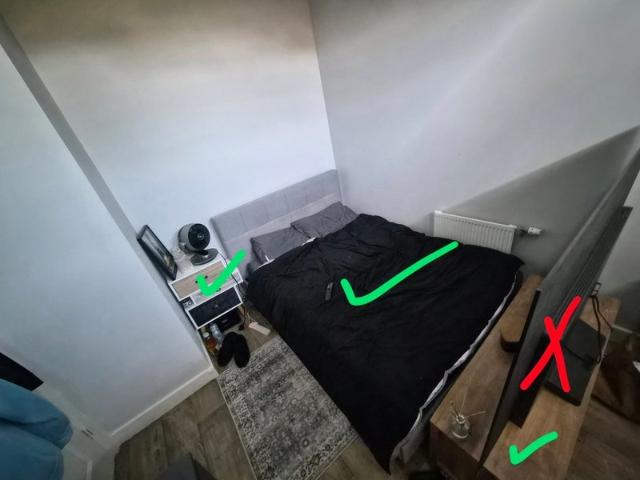 Room at Wesley Court, Preston
